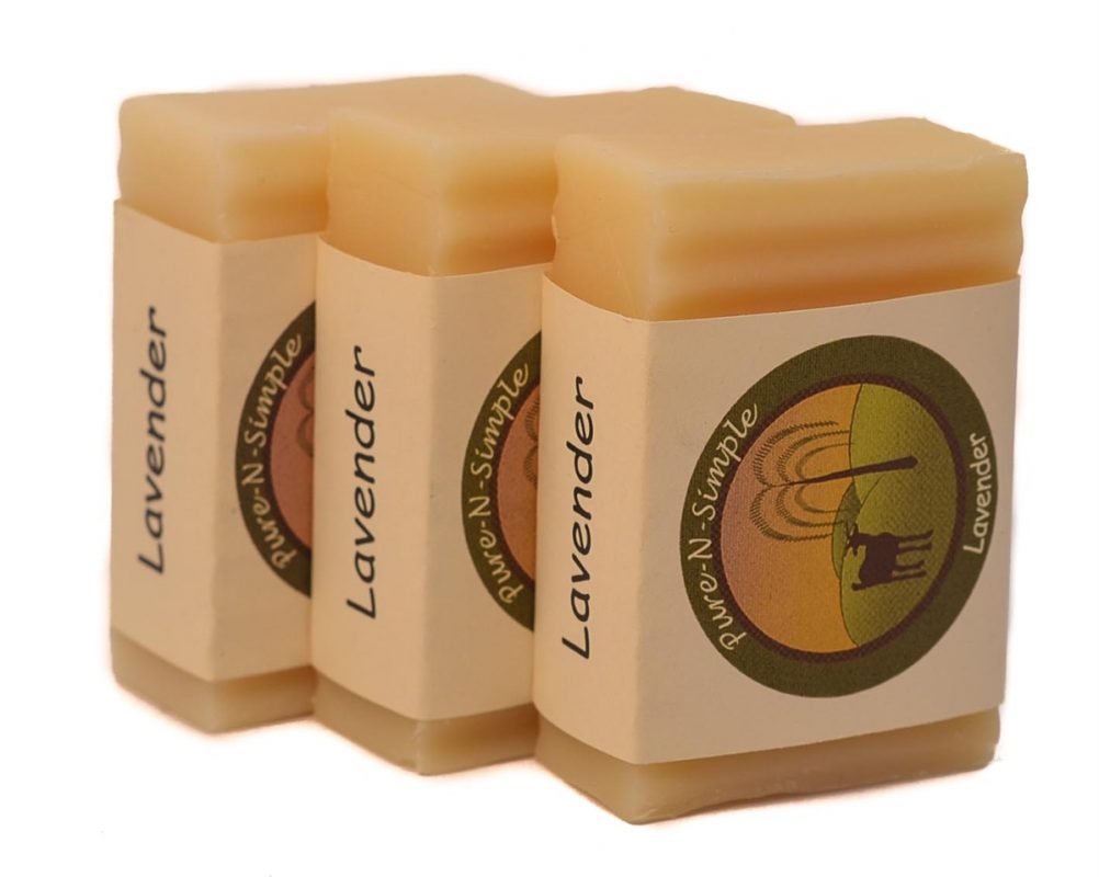 3 Wrapped Soap Bars for $15.00 - Pure-N-Simple Soap